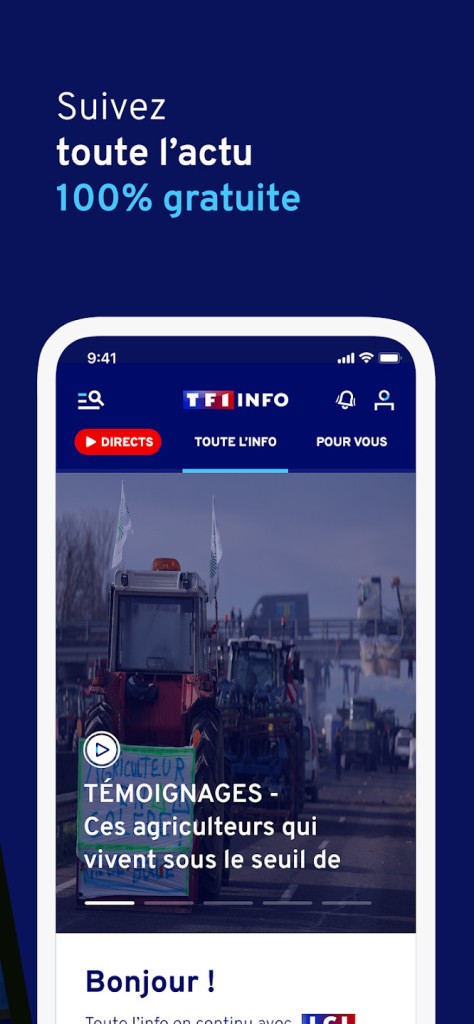 Télécharger TF1 INFO LCI Actualités CNET France