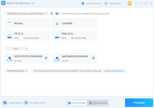 Télécharger Bitwar Data Recovery - Utilitaires - Les Numériques