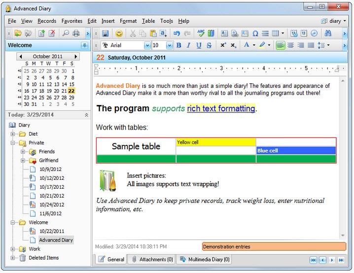 Télécharger Advanced Diary - Personnalisation - Les Numériques