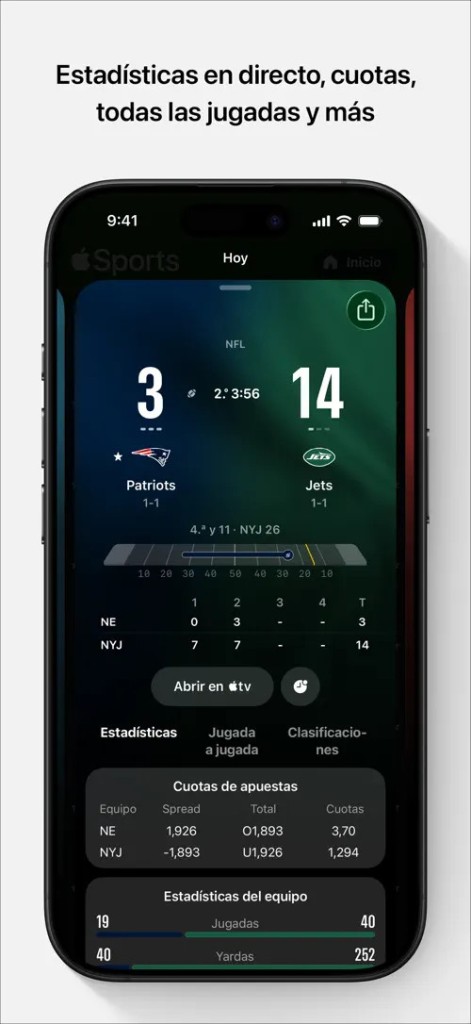 Descargar Apple Sports (gratis) para iOS | Gizmodo