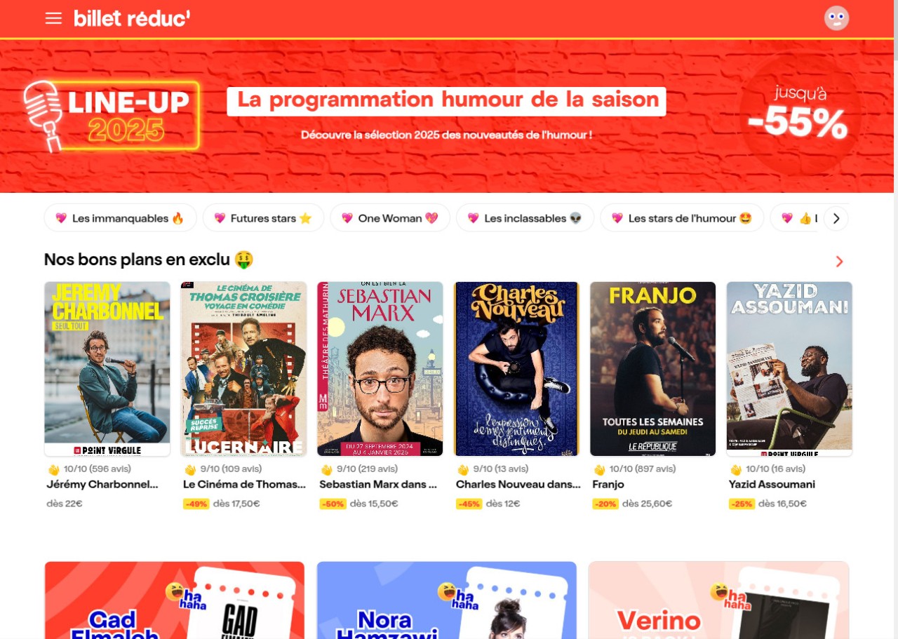 Télécharger BilletReduc en version Service en ligne - Numerama