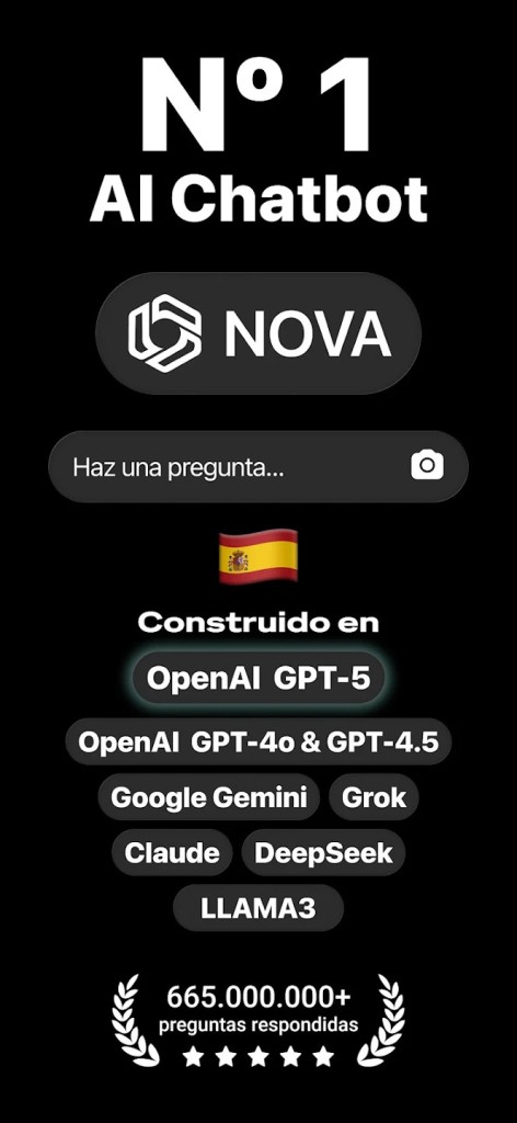 Descargar Chatbot IA Español - Nova (gratis) para macOS, Android, iOS y Web App | Gizmodo