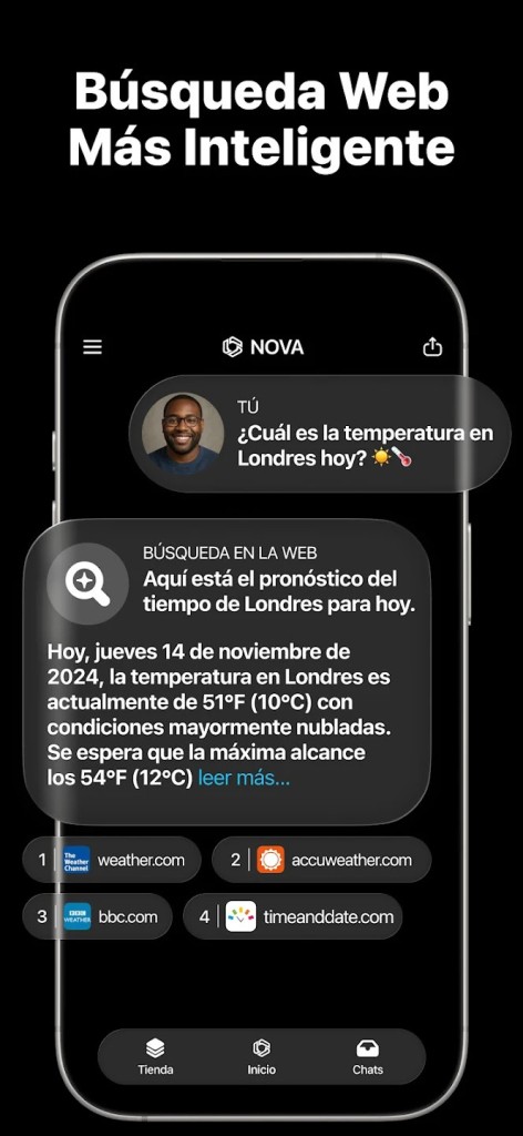 Descargar Chatbot IA Español - Nova (gratis) para macOS, Android, iOS y Web App | Gizmodo