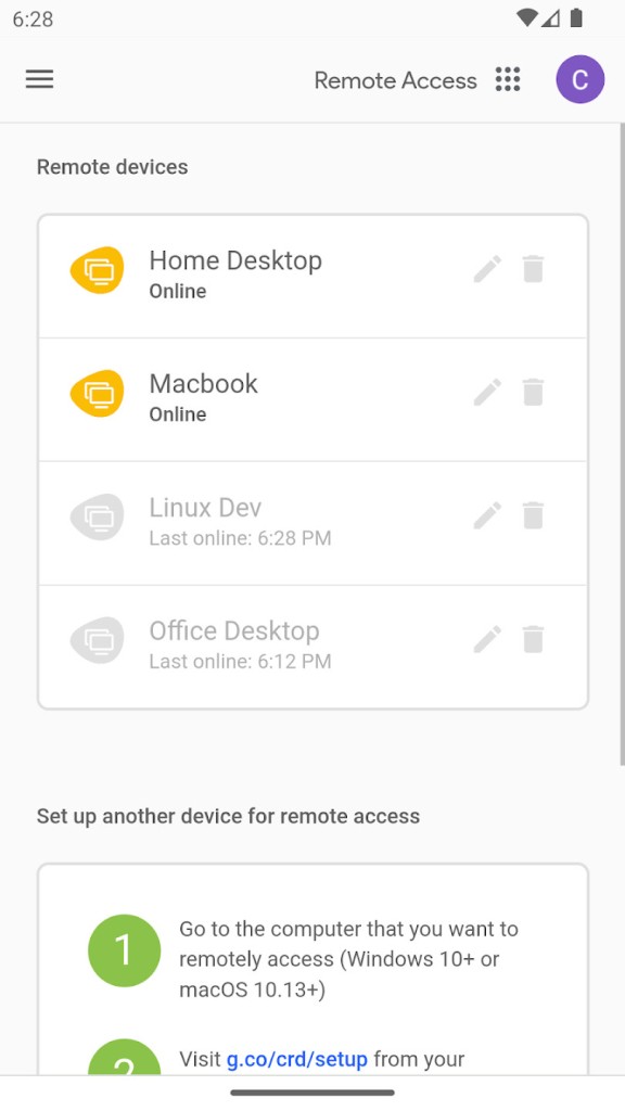 Télécharger Bureau à distance Chrome (Chrome Remote Desktop) en version ...