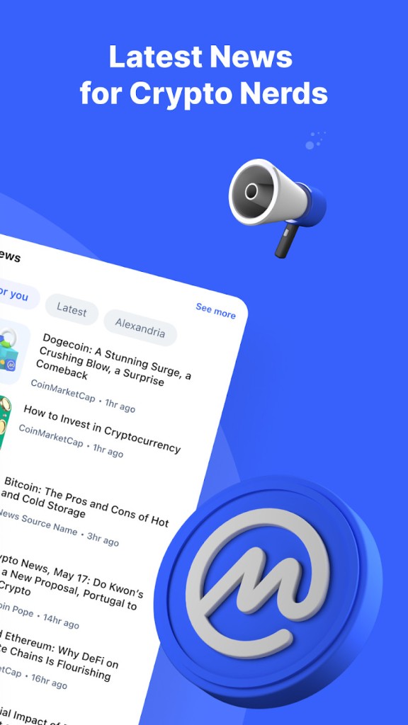 Download CoinMarketCap: Crypto Tracker (free) for Android, APK, iOS and Web App | Gizmodo