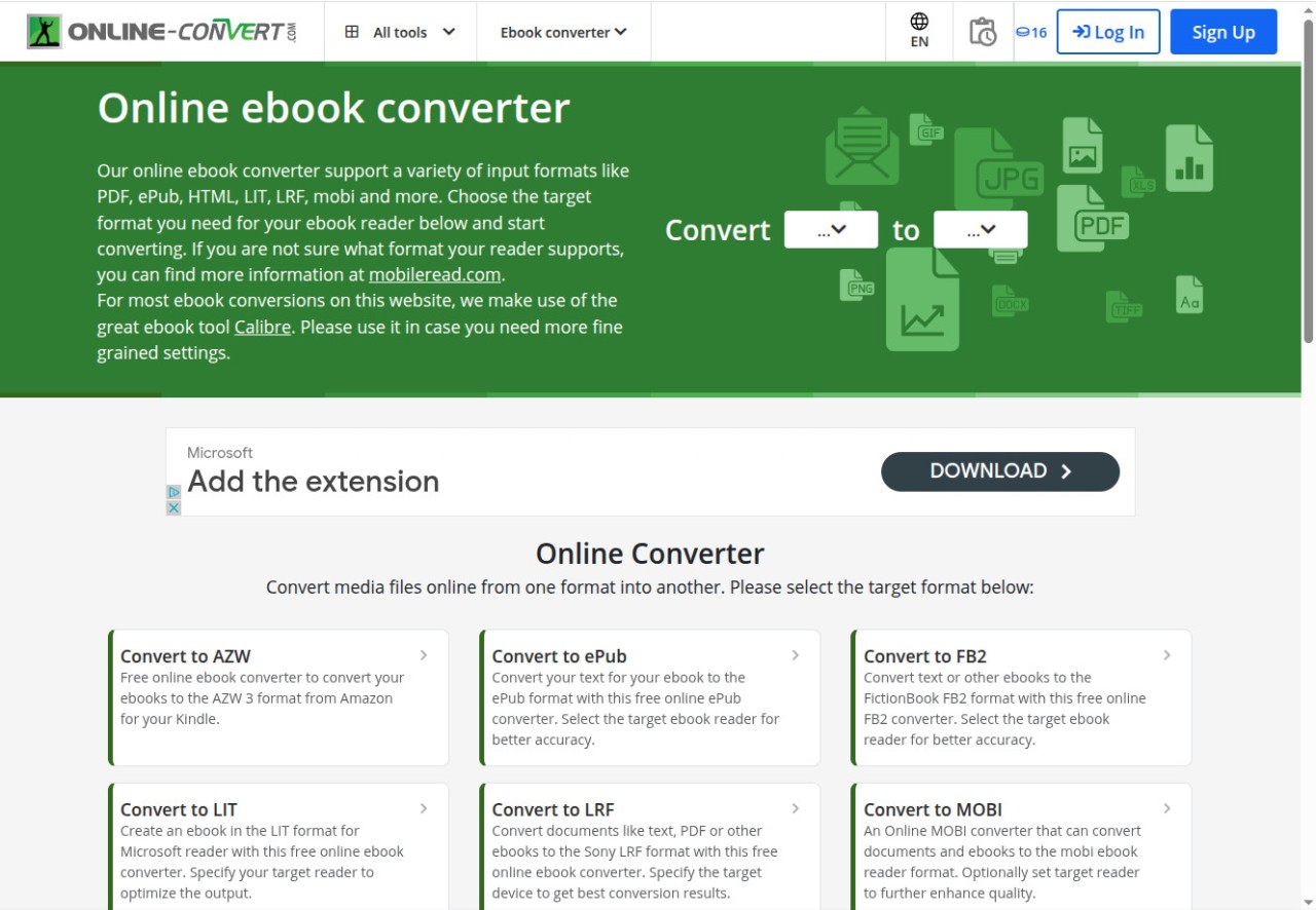 Download Online ebook converter (free) for Android, APK, iOS and Web ...