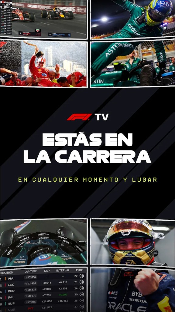 Descargar F1 TV (gratis) para Android, APK, iOS y Web App | Gizmodo