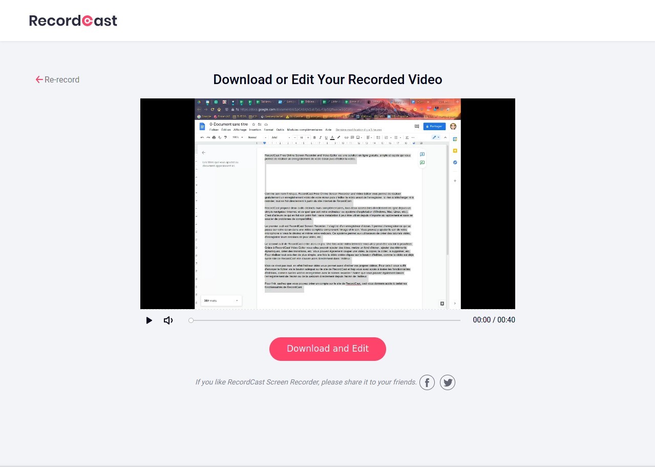 T l charger RecordCast Free Online Screen Recorder And Video Editor
