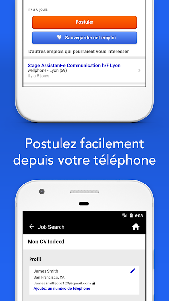 Télécharger Indeed: Recherche d’Emploi pour Android, iOS, Service en ...