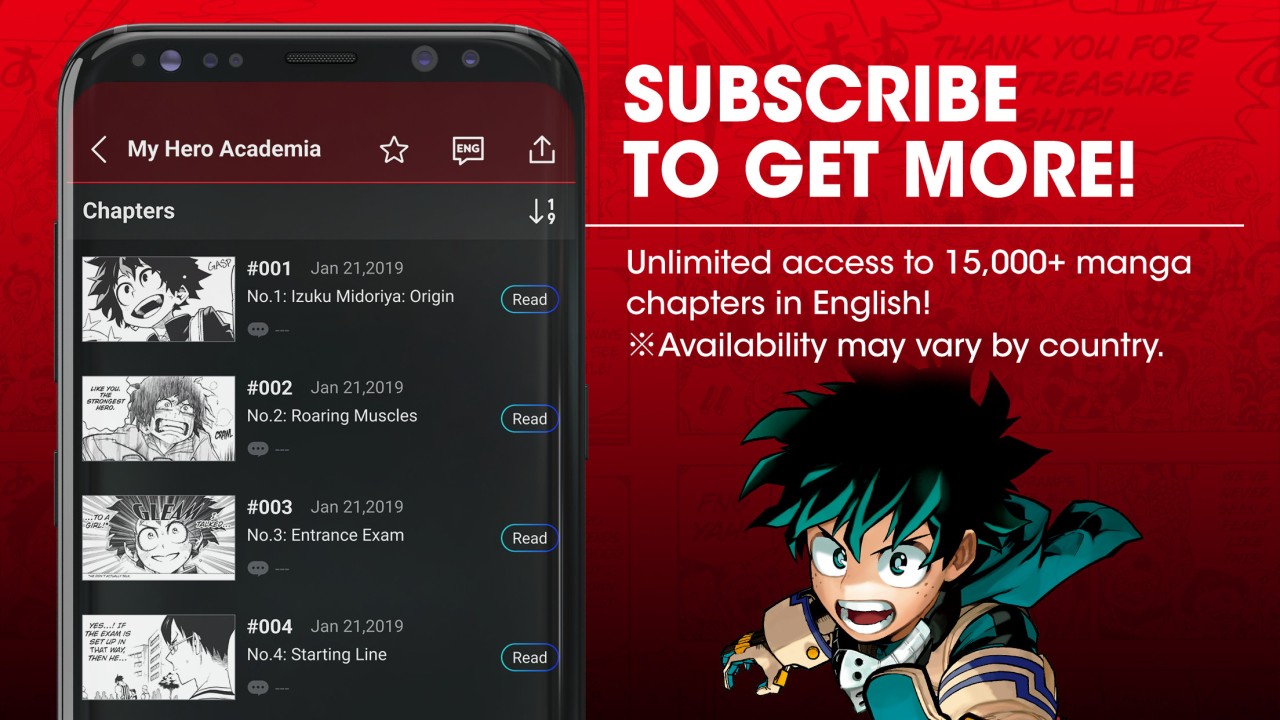 Download MANGA Plus by SHUEISHA (free) for Android, APK, iOS and Web App | Gizmodo