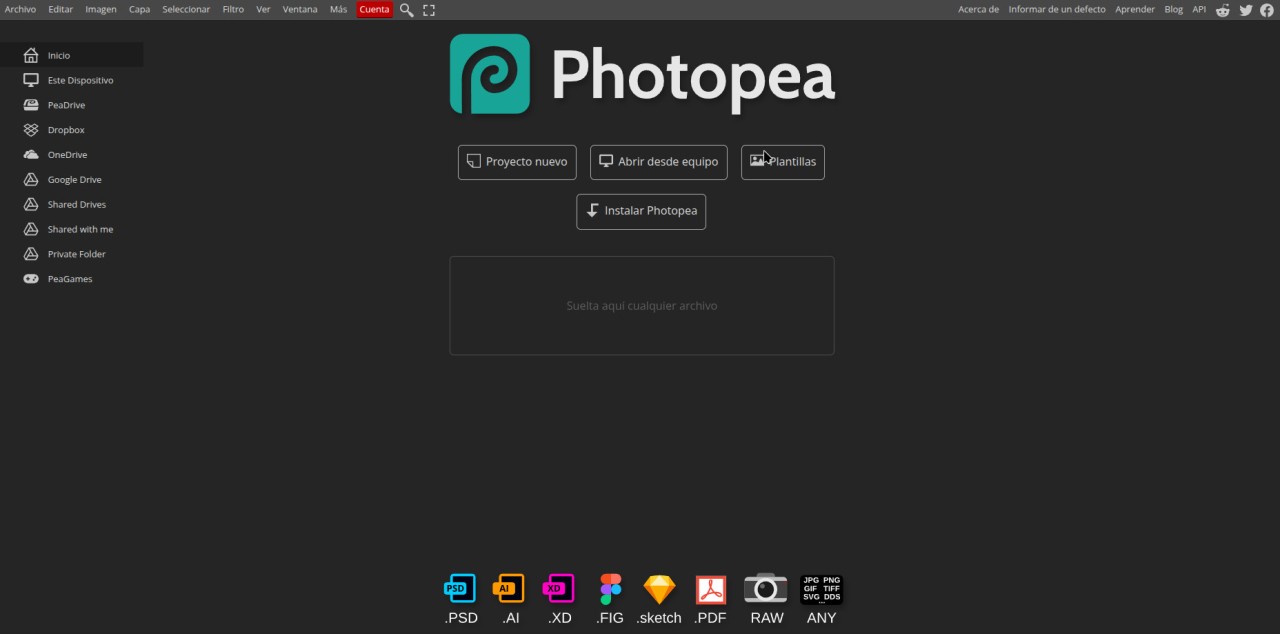 Descargar Photopea (gratis) para Web App | Gizmodo