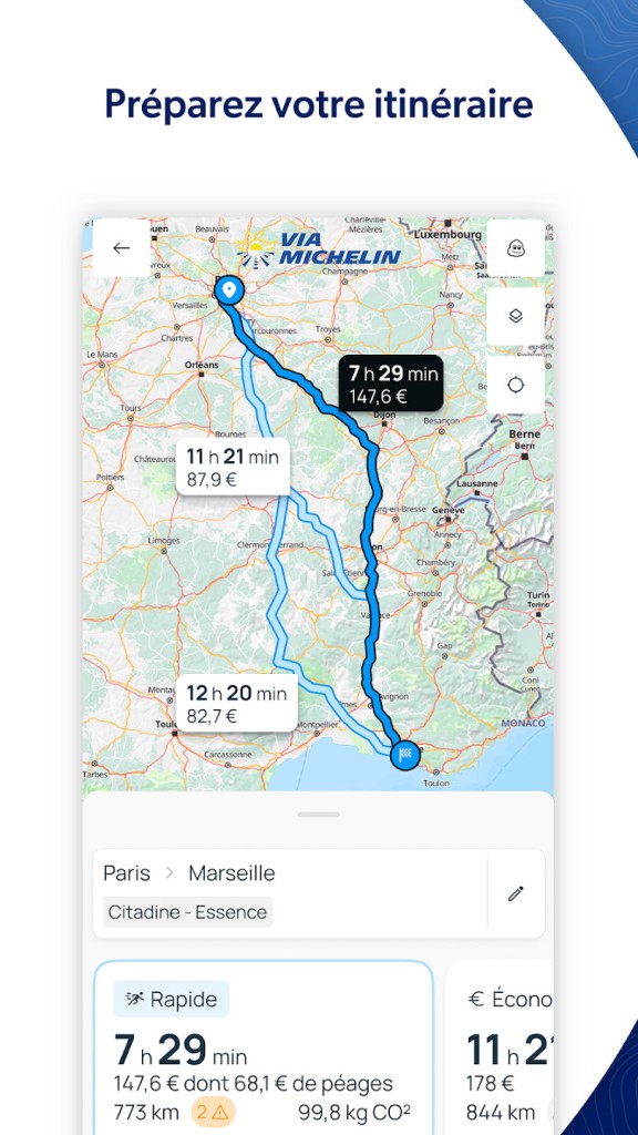 Télécharger ViaMichelin pour Android, iOS, Service en ligne et APK ...