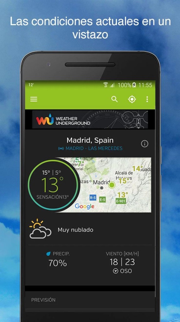 Descargar Weather Underground (gratis) para Android, APK, iOS y Web App | Gizmodo