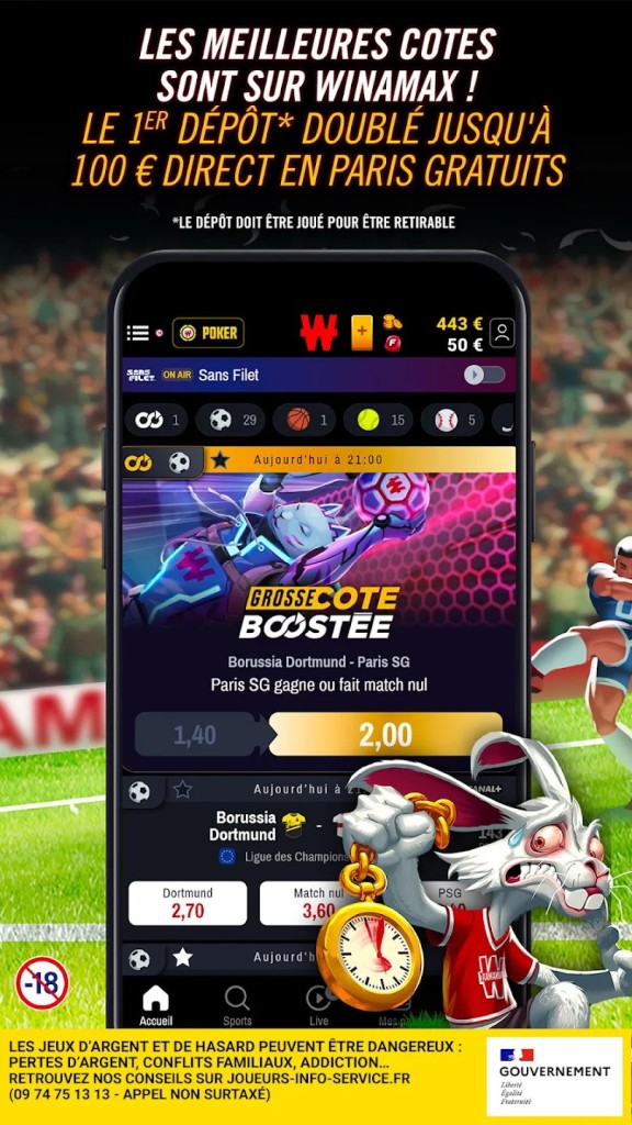 Télécharger Winamax en version Windows, macOS, Android, iOS, Linux ...