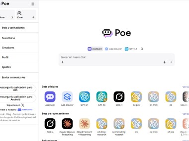Descargar Poe (gratis) para Windows, macOS, Android, iOS y Web App | Gizmodo
