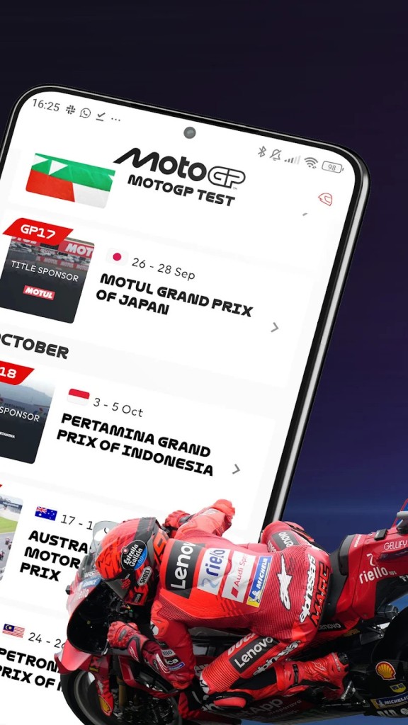 Download MotoGP (free) for Android, iOS and Web App | Gizmodo